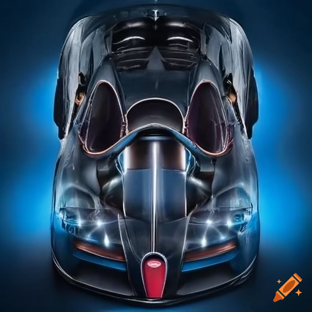 Bugatti jet turbine on Craiyon