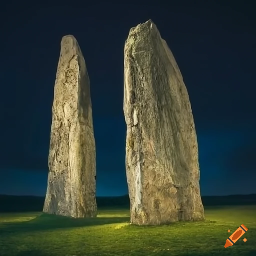 Standing stone on Craiyon