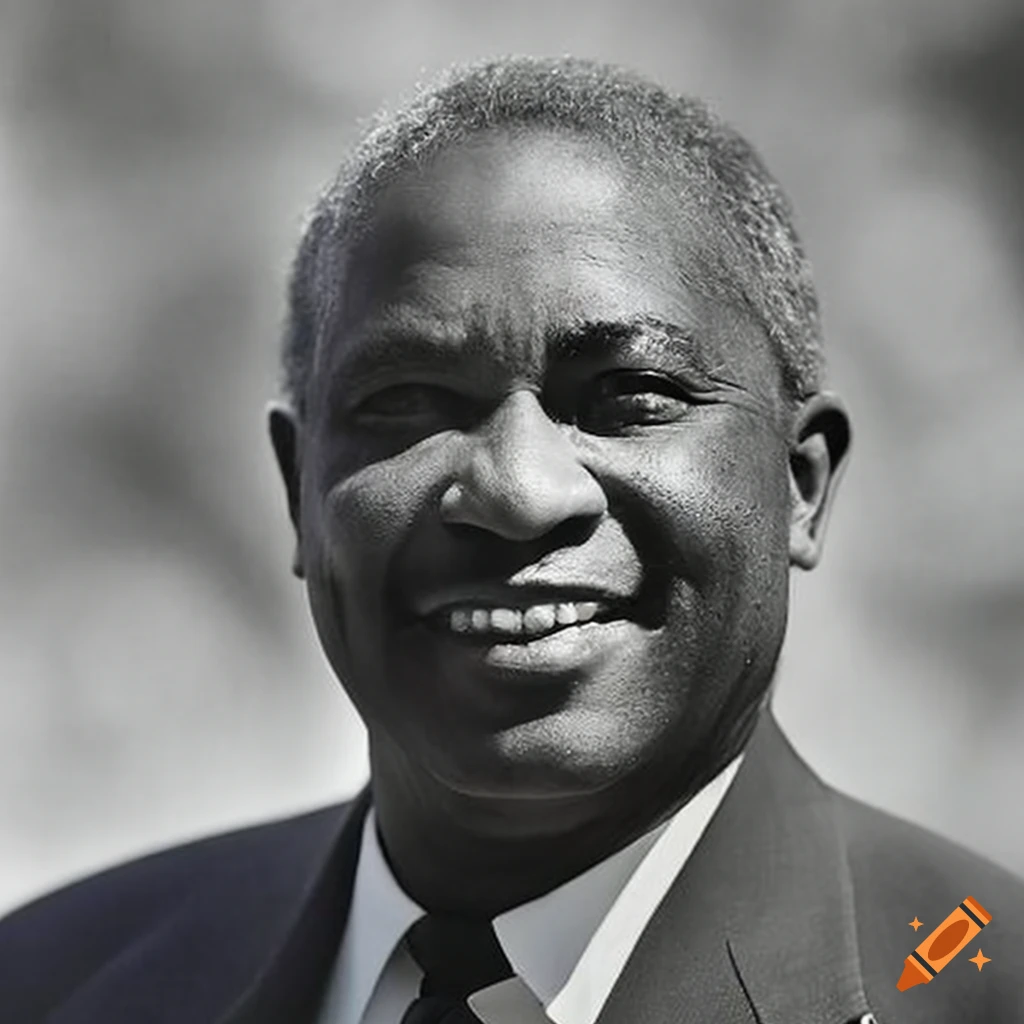 Vintage photo of vere bird, first prime minister of antigua and barbuda ...