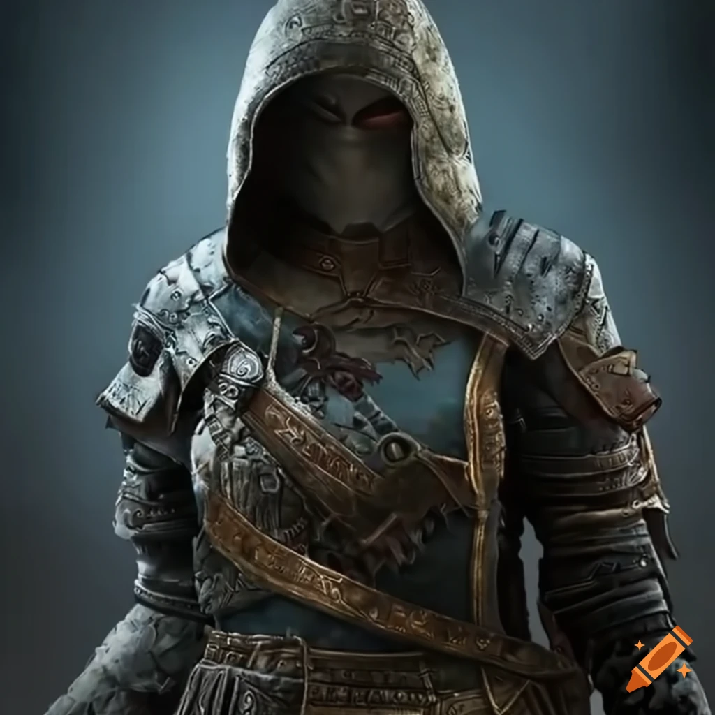 Female peacekeeper character from for honor game on Craiyon