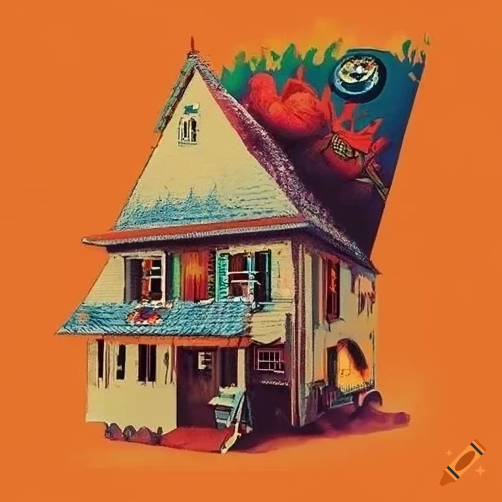 Steezy Action Architecture Poster in graphic novel style by Norman ...