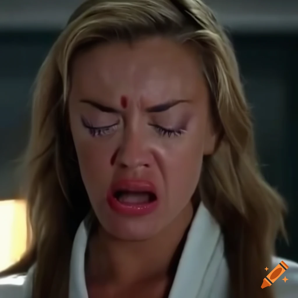 Bruised kristanna loken portraying a martial fighter in a movie ...