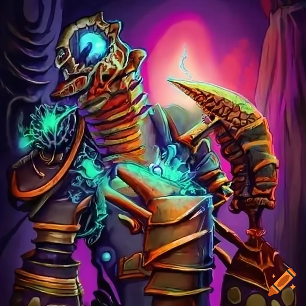 Chronomantic artificer subrace in a dungeons and dragons inspired ...