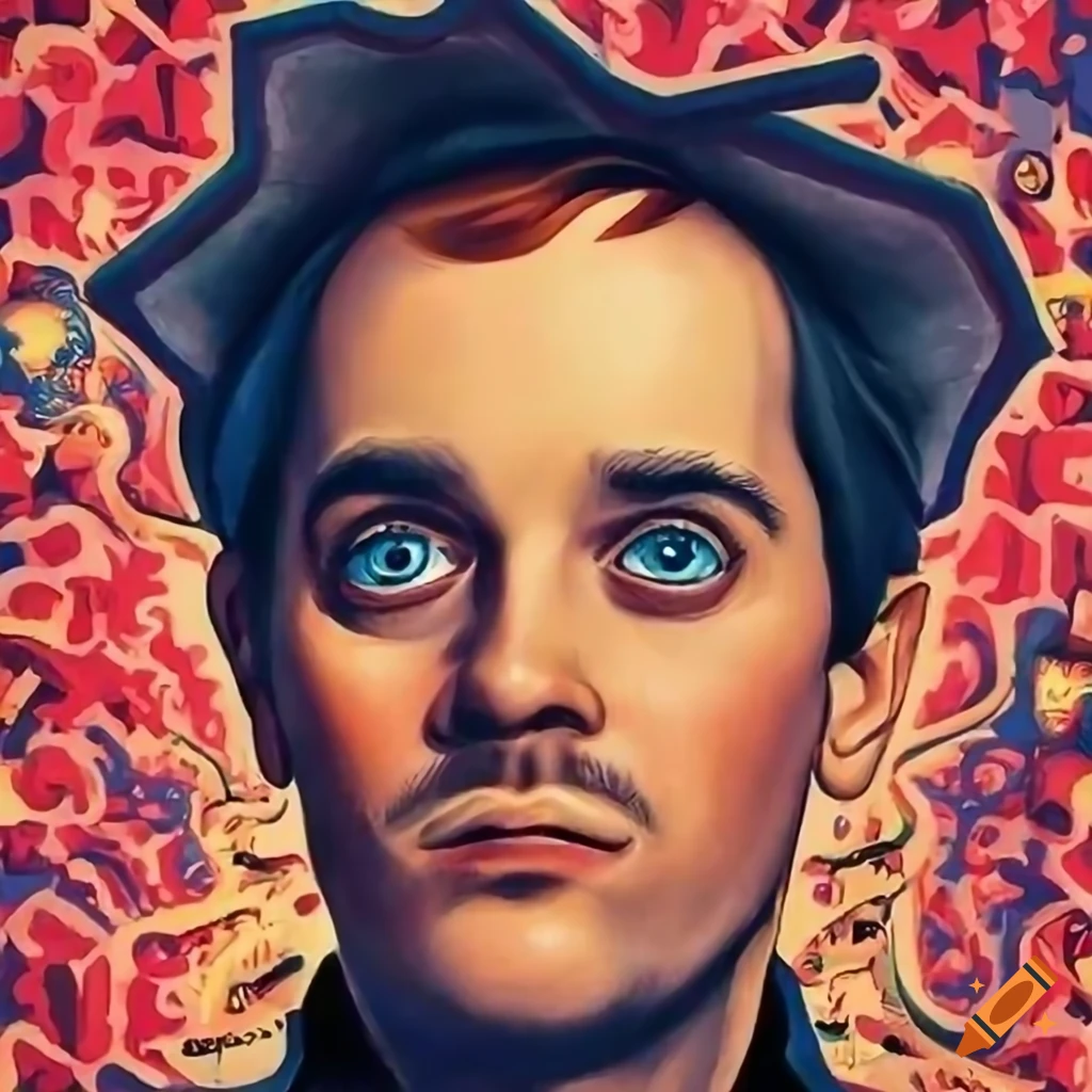 Steezy Movie Poster, lsd 'cuckoo clock' style, Kirby graphic novel, by ...