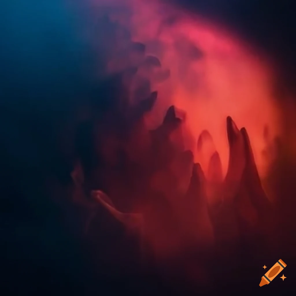 Abstract representation of life on Craiyon