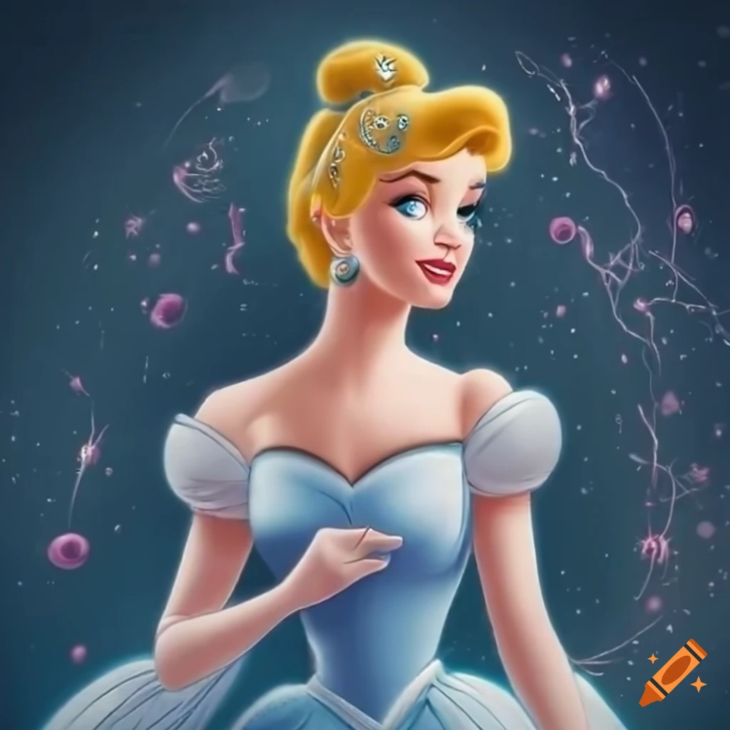 Cinderella in high definition 8k resolution on Craiyon