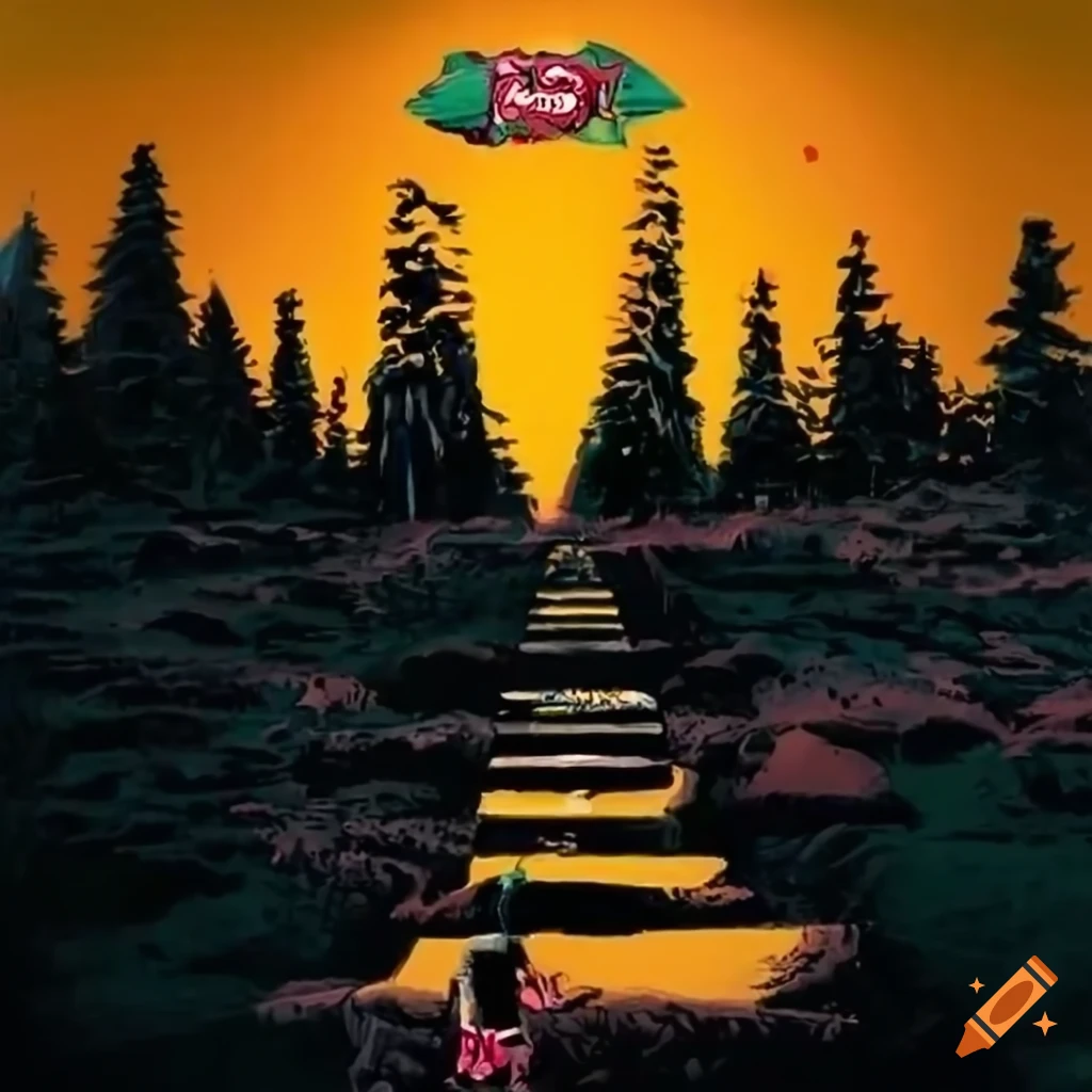 Steezy Movie Poster with cuckoo clock style, graphic novel by Norman ...