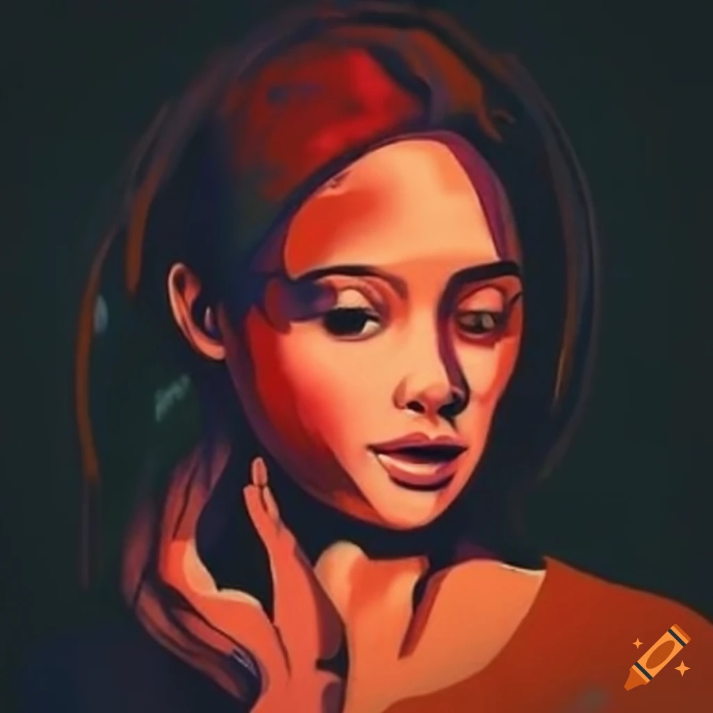 Abstract representation of life's journey on Craiyon