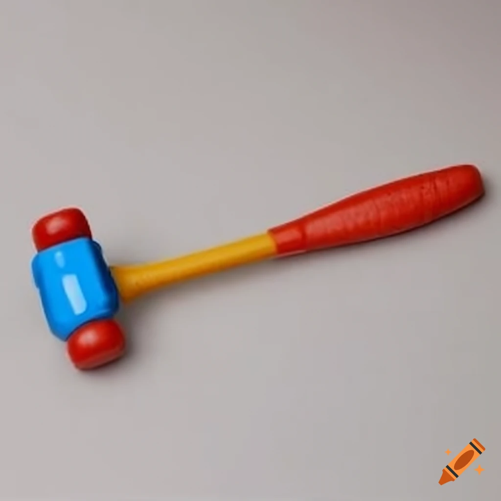 Toy hammer on Craiyon