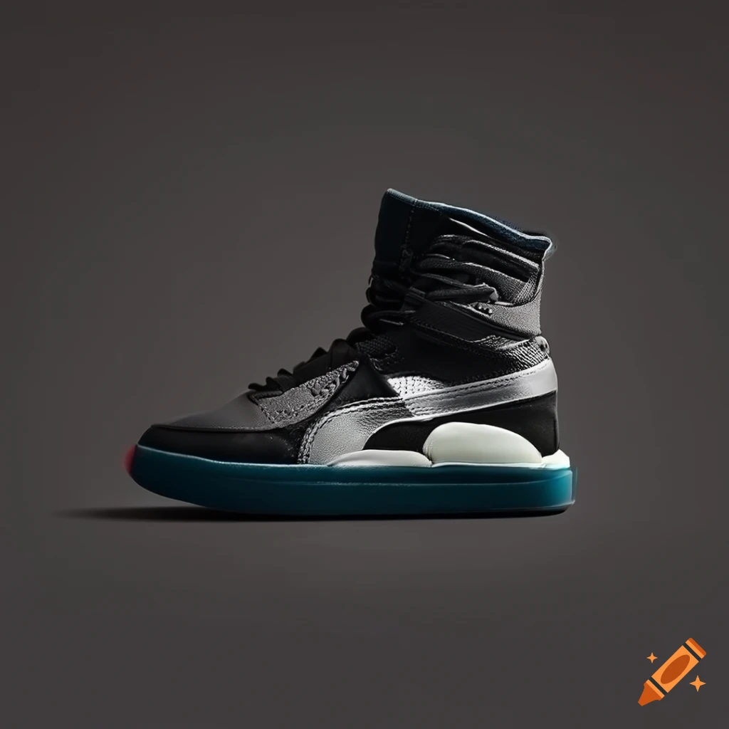 Puma mid model minimalist design on Craiyon