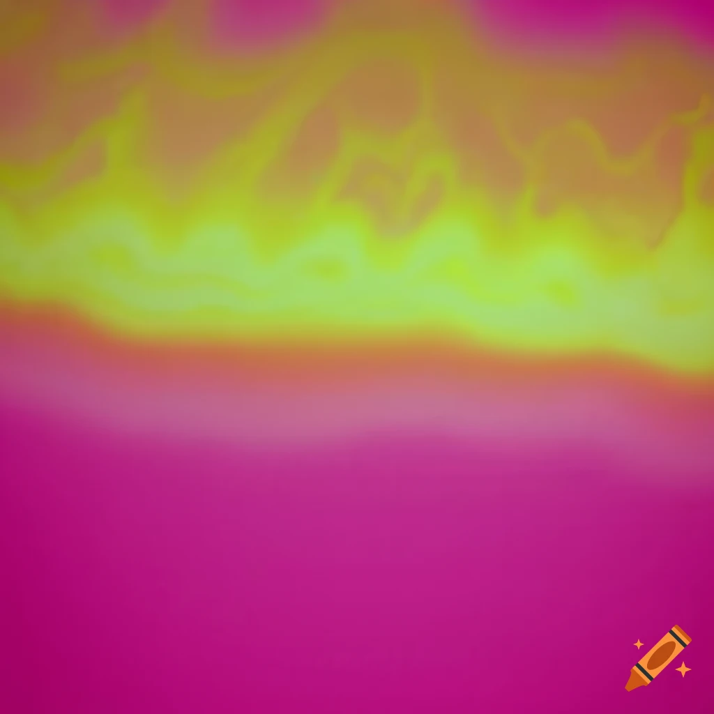 Pink and yellow neon water on Craiyon