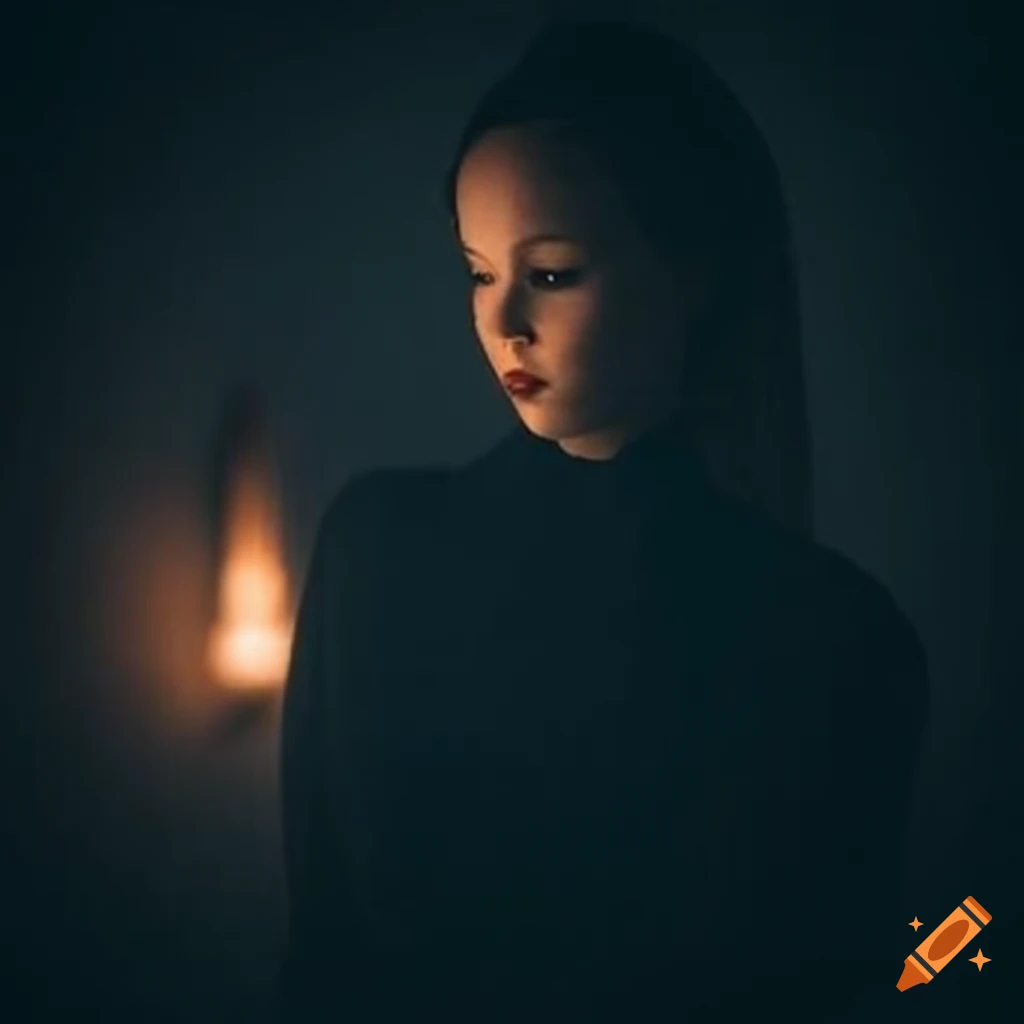 Transparent humanoid figures representing spirits or ghosts on Craiyon