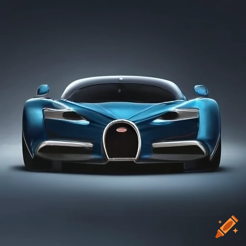 Bugatti turbine front bumper on Craiyon