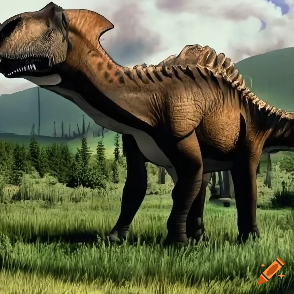 Scientifically accurate Hadrosaurus dinosaur with Bongo antelope color ...