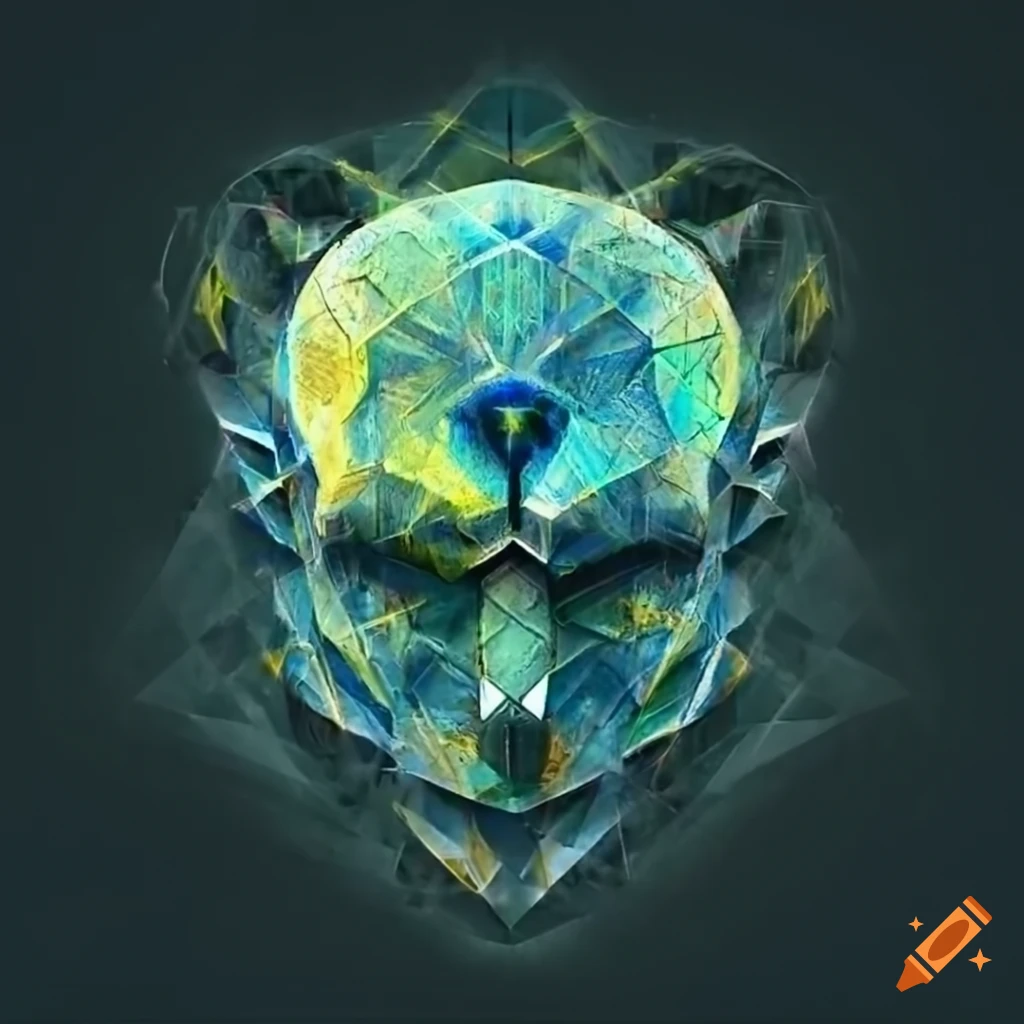 Abstract sentient being inspired by geometry on Craiyon