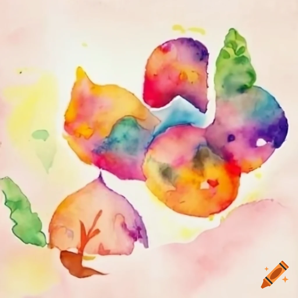 Abstract representation of life's journey on Craiyon