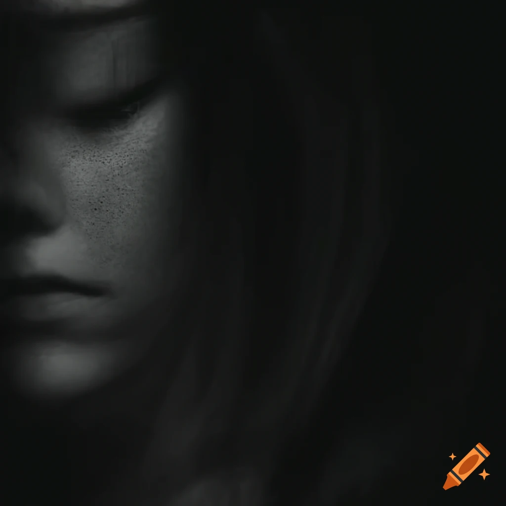 Enigmatic image of a woman's face obscured by swirling mist on Craiyon