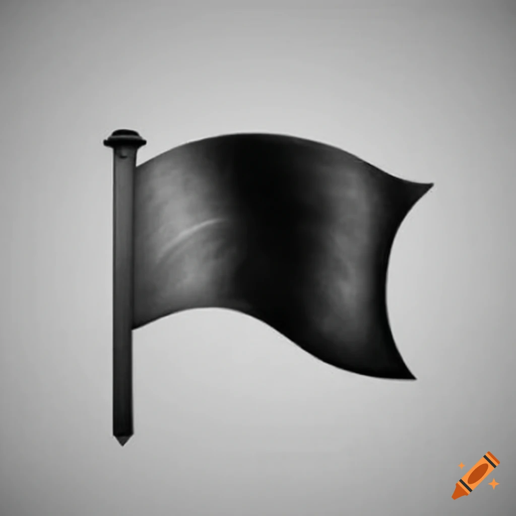 Black flags on Craiyon