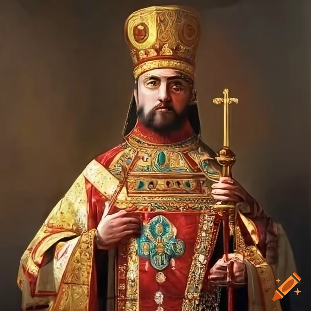 Historical painting of the coronation ceremony of the tsar of russia in ...