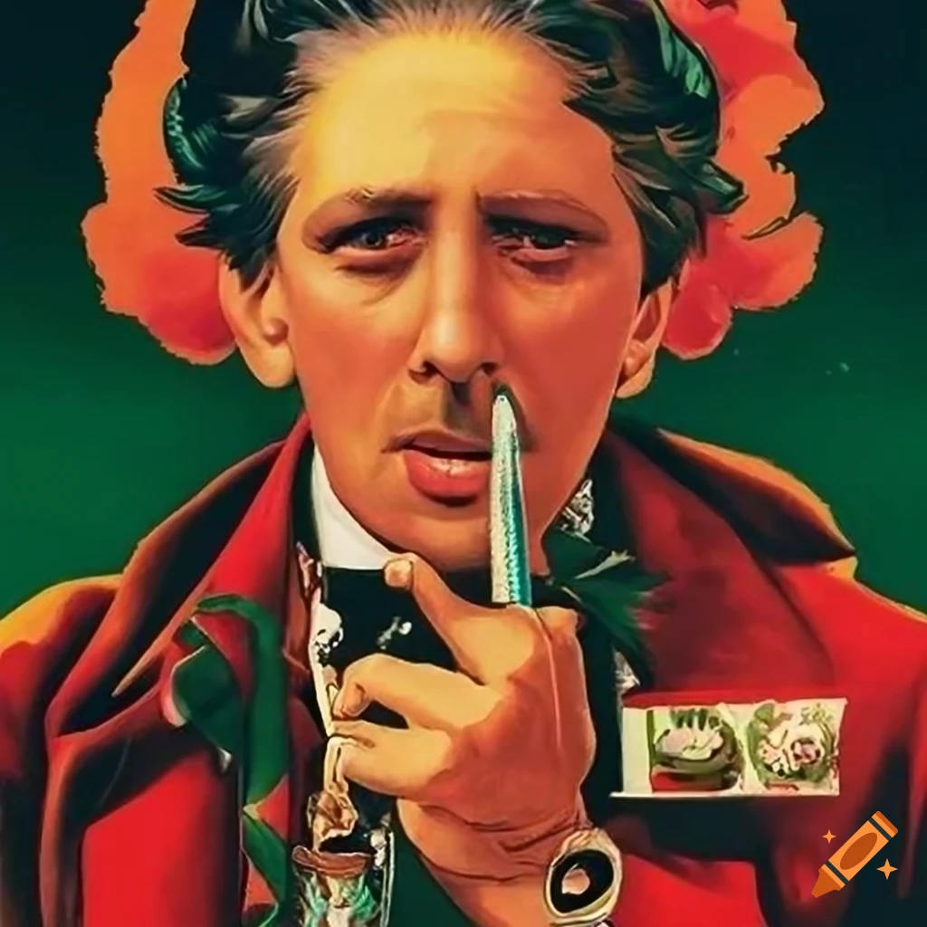 Stylish movie poster in 'cuckoo clock' lsd style by norman rockwell on ...