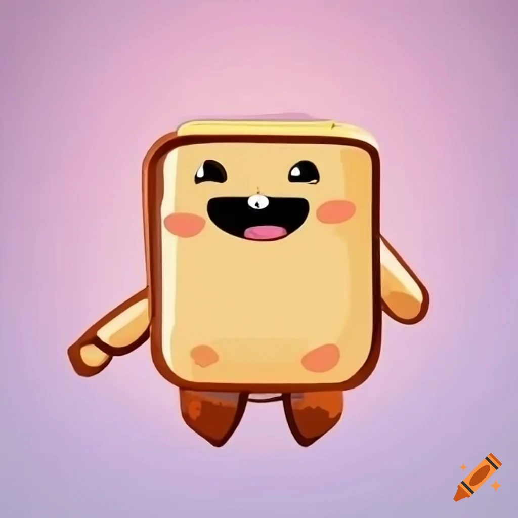 Cute smiling tofu animal on Craiyon