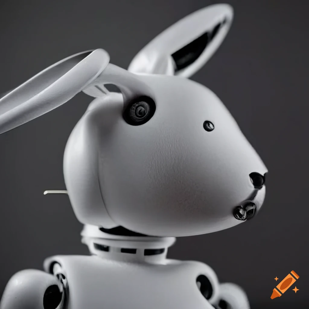 Robot bunny on Craiyon