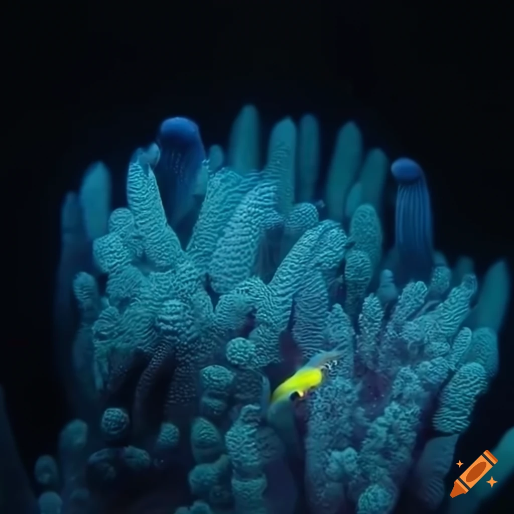 Group of exotic fish captured in hyper-sharp micro photography ...