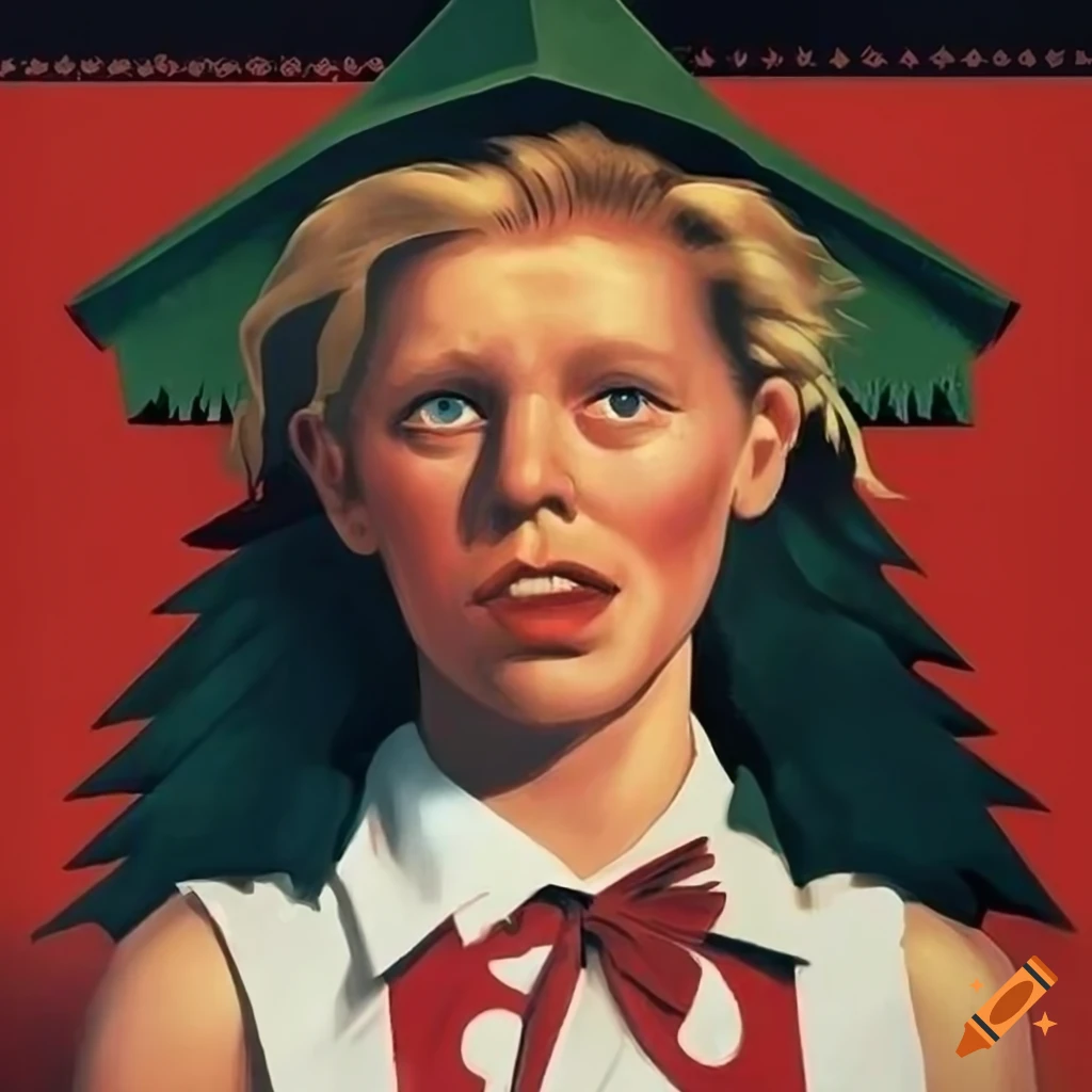 Vivacious movie poster in cuckoo clock style by norman rockwell on Craiyon