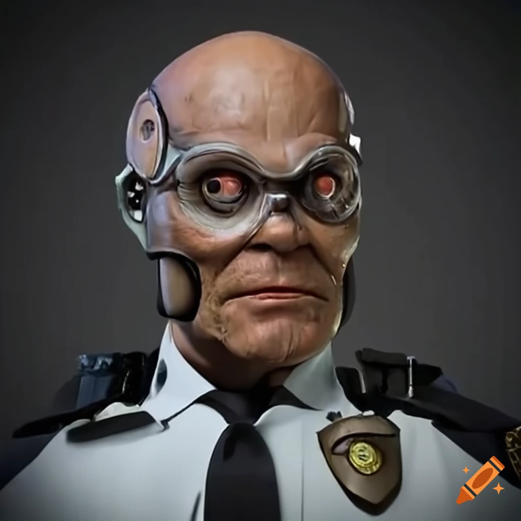 Tv series featuring crime and animatronic robots on Craiyon