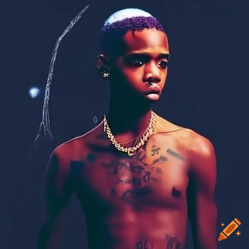 Black rapper on Craiyon