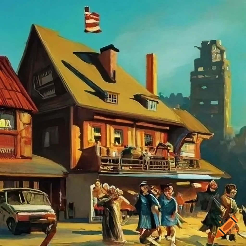 Artwork titled 'cuckoo-clock lsd' by James Gurney on Craiyon