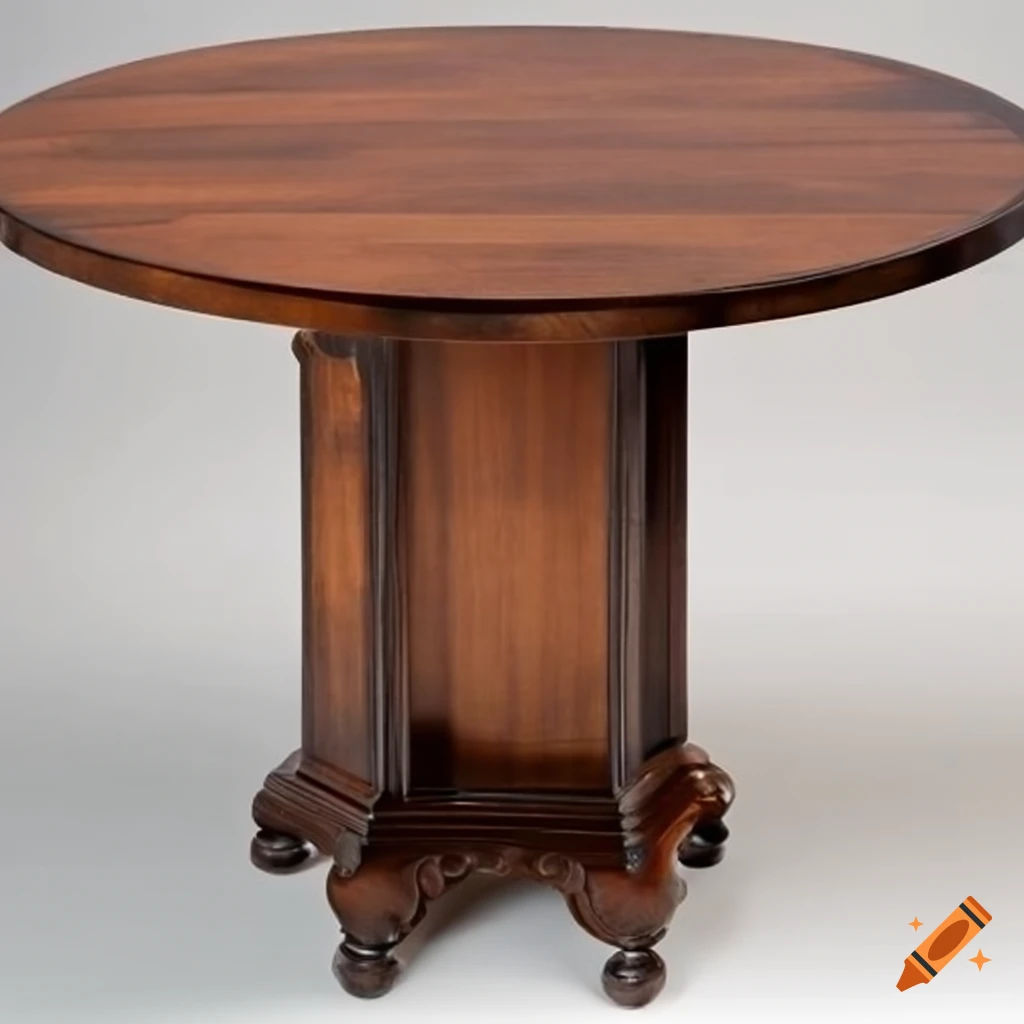 Classic american side table on Craiyon