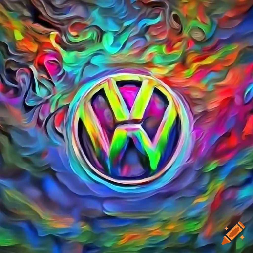 Vw logo on Craiyon