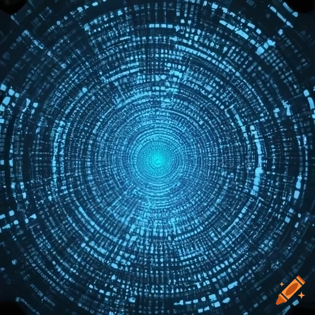 Data visualizations background on Craiyon