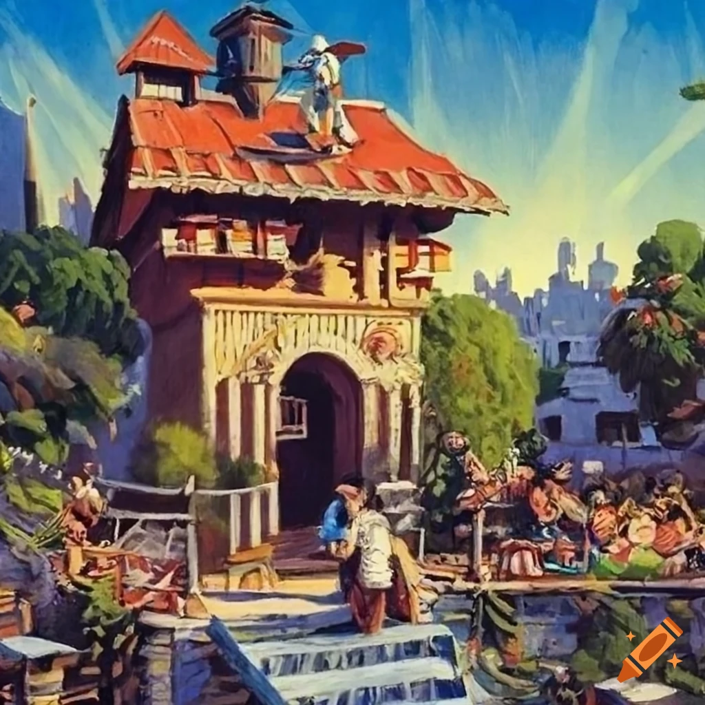 Artwork by james gurney on Craiyon