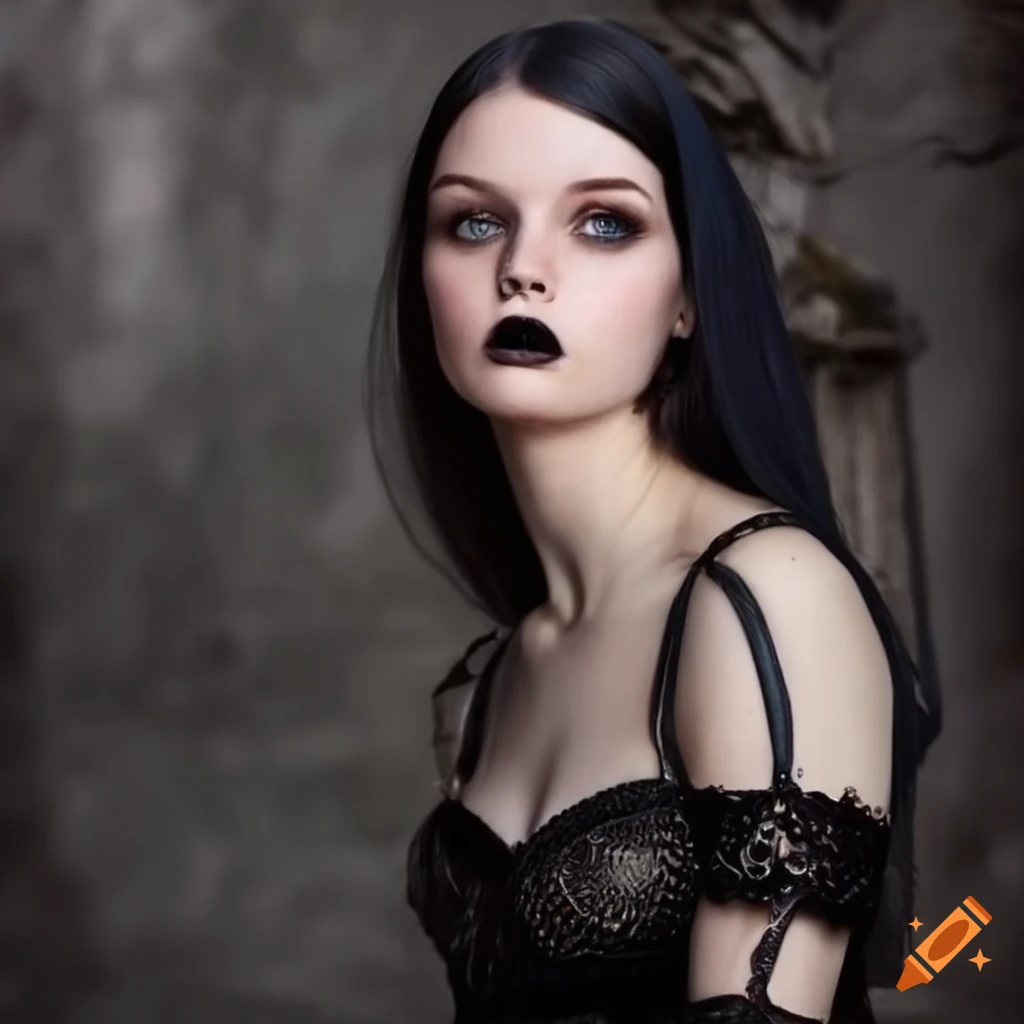 Hyper Realistic Portrait Of A Gothic Slavic Woman From Medieval Times