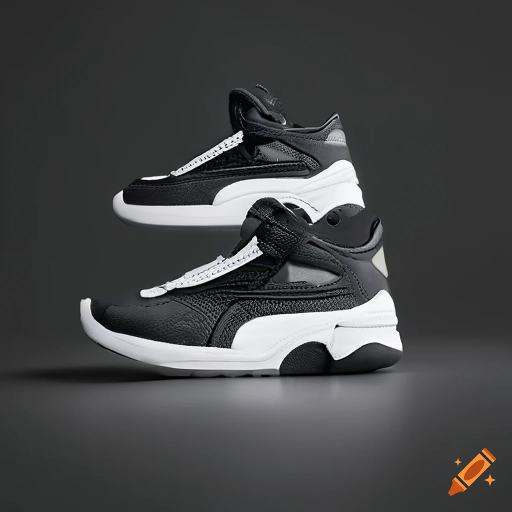 Minimalist puma shoes design on Craiyon