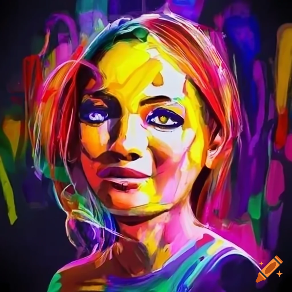 Abstract representation of technology on Craiyon