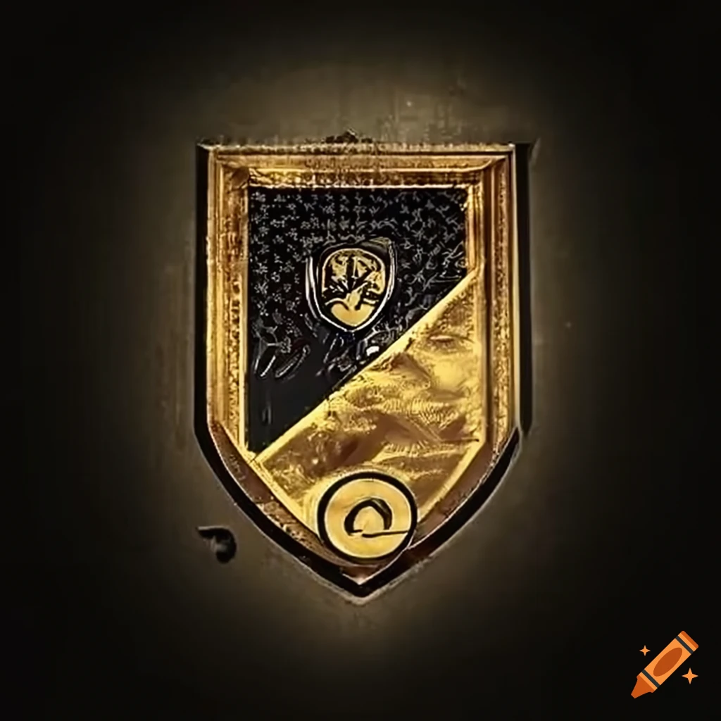 Black and gold lubbock knights fc soccer team emblem on Craiyon