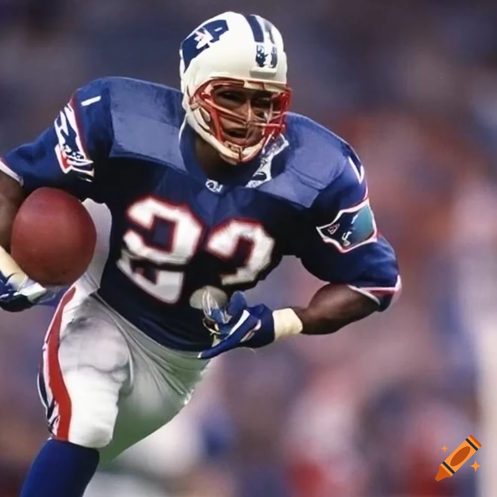 Barry Sanders in action for the New England Patriots in the 1980s on ...