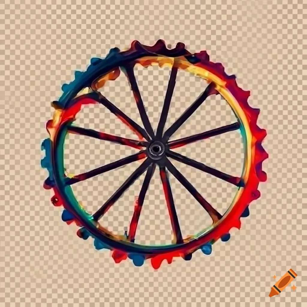 Creative logo with transparent background depicting a decomposing ...