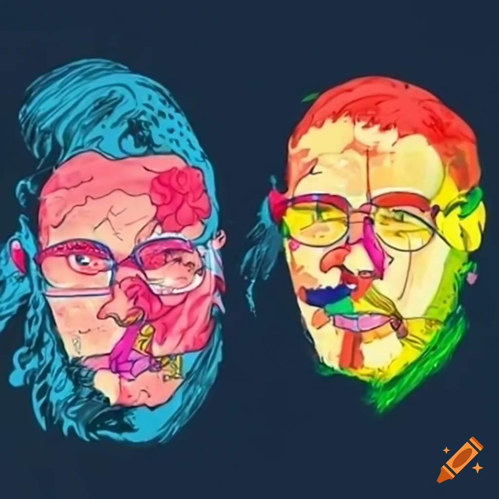 Abstract image depicting transition on Craiyon