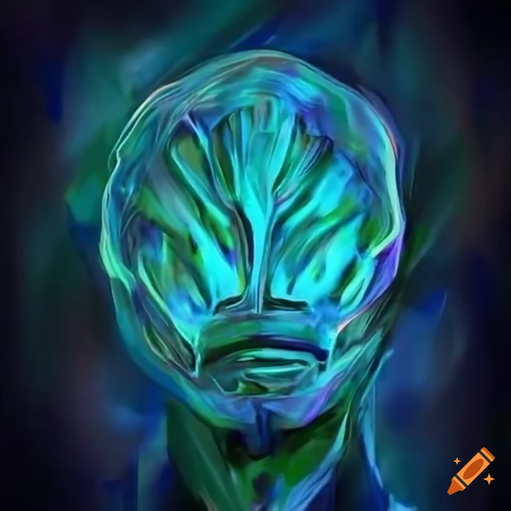 Abstract sentient being representing the concept of moderation on Craiyon