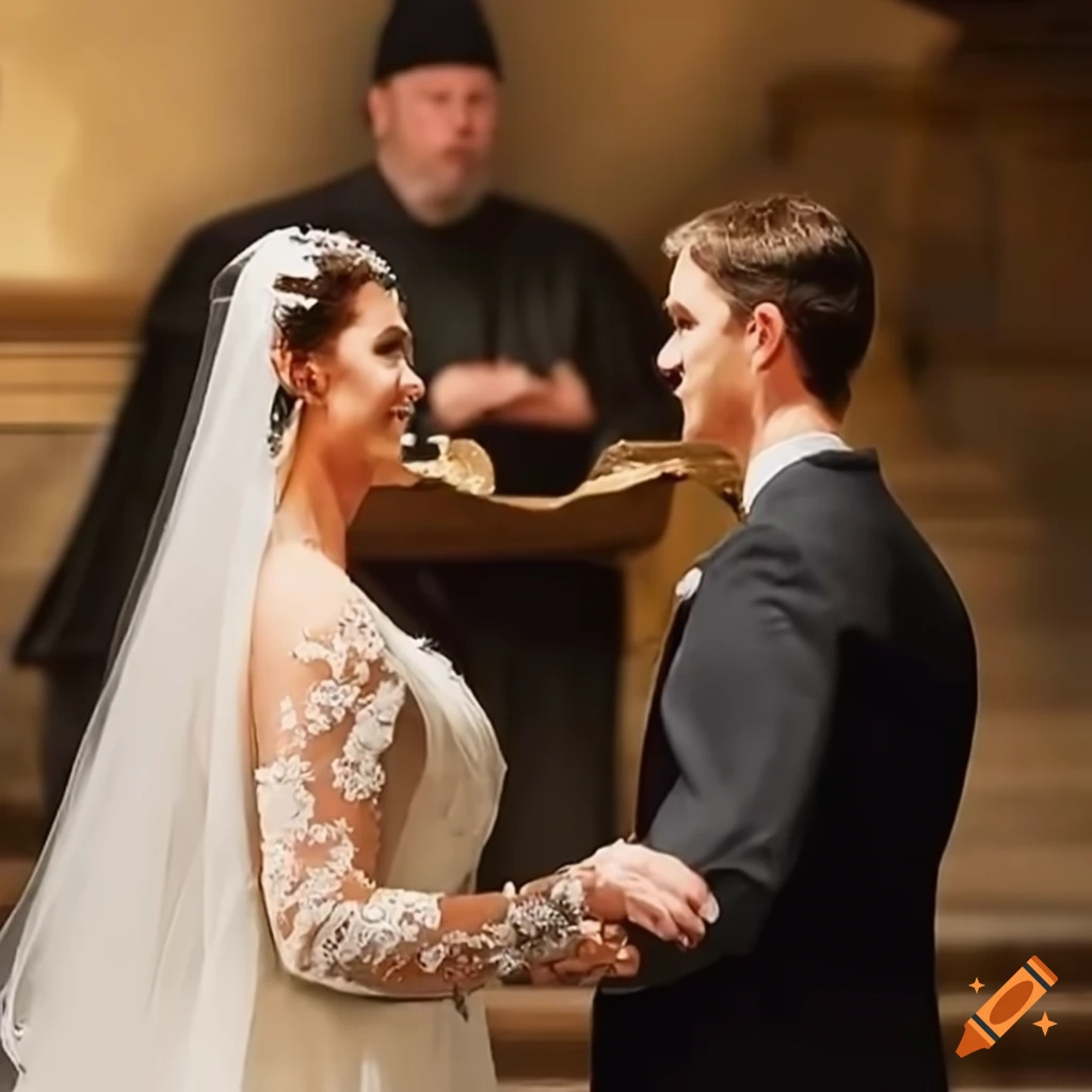 Pierce morgan as marriage officiant on Craiyon