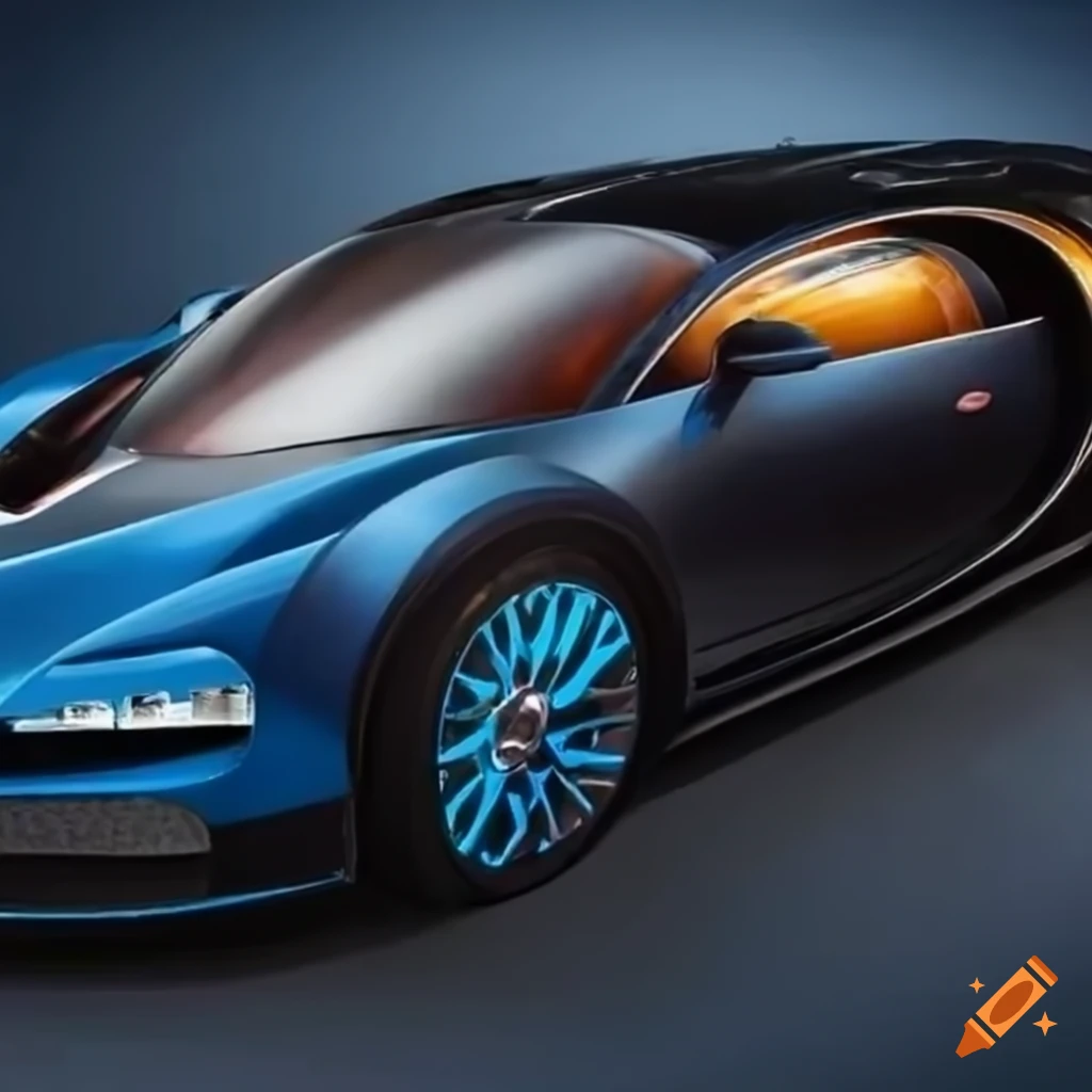 Turbine in bugatti front bumper on Craiyon