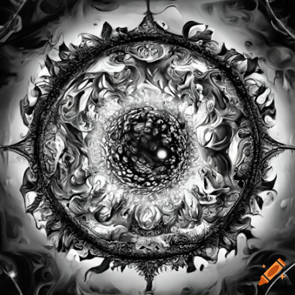 Intricate celestial sphere with mathematical equations and astrological ...