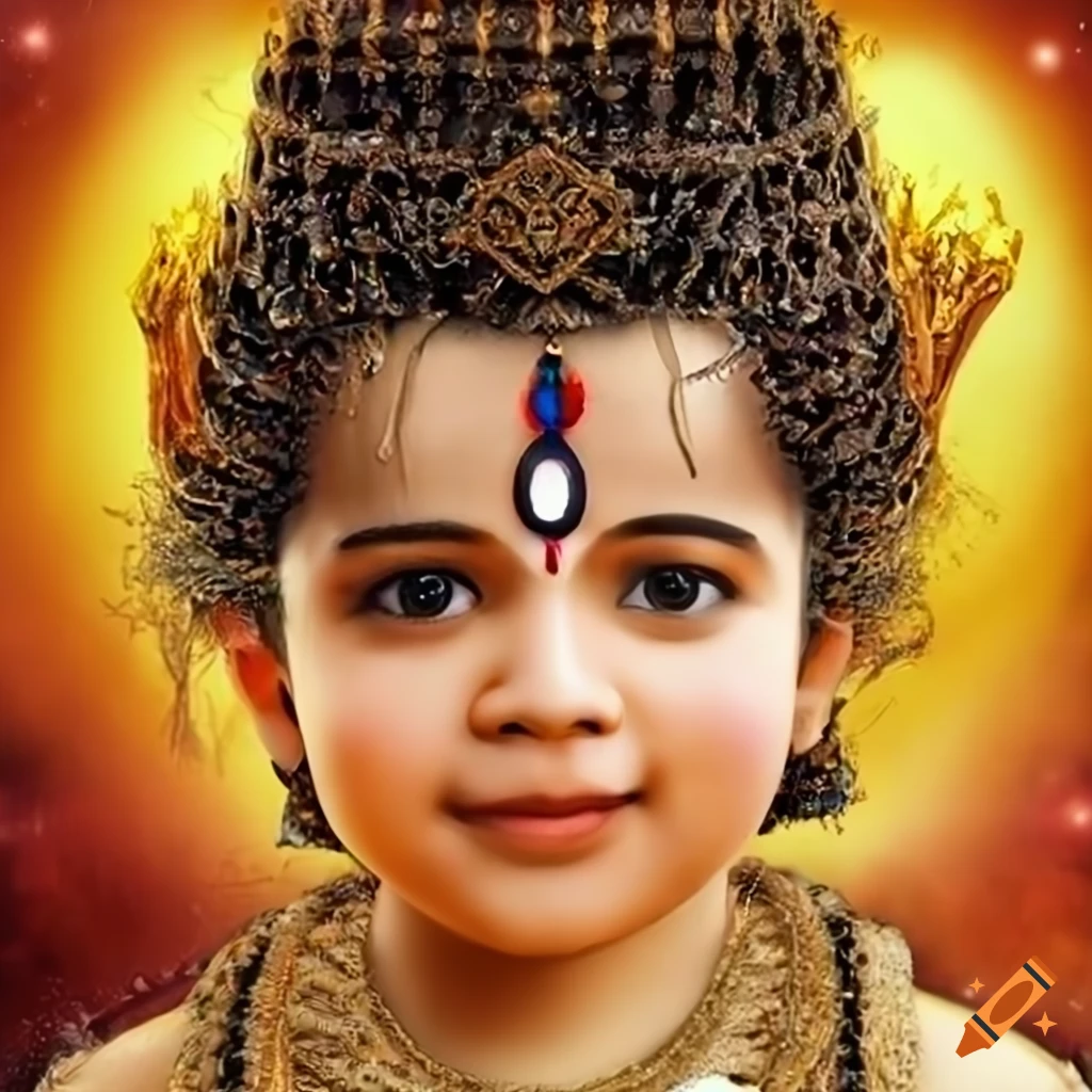 Realistic and high-resolution image capturing lord rama's enchanting ...