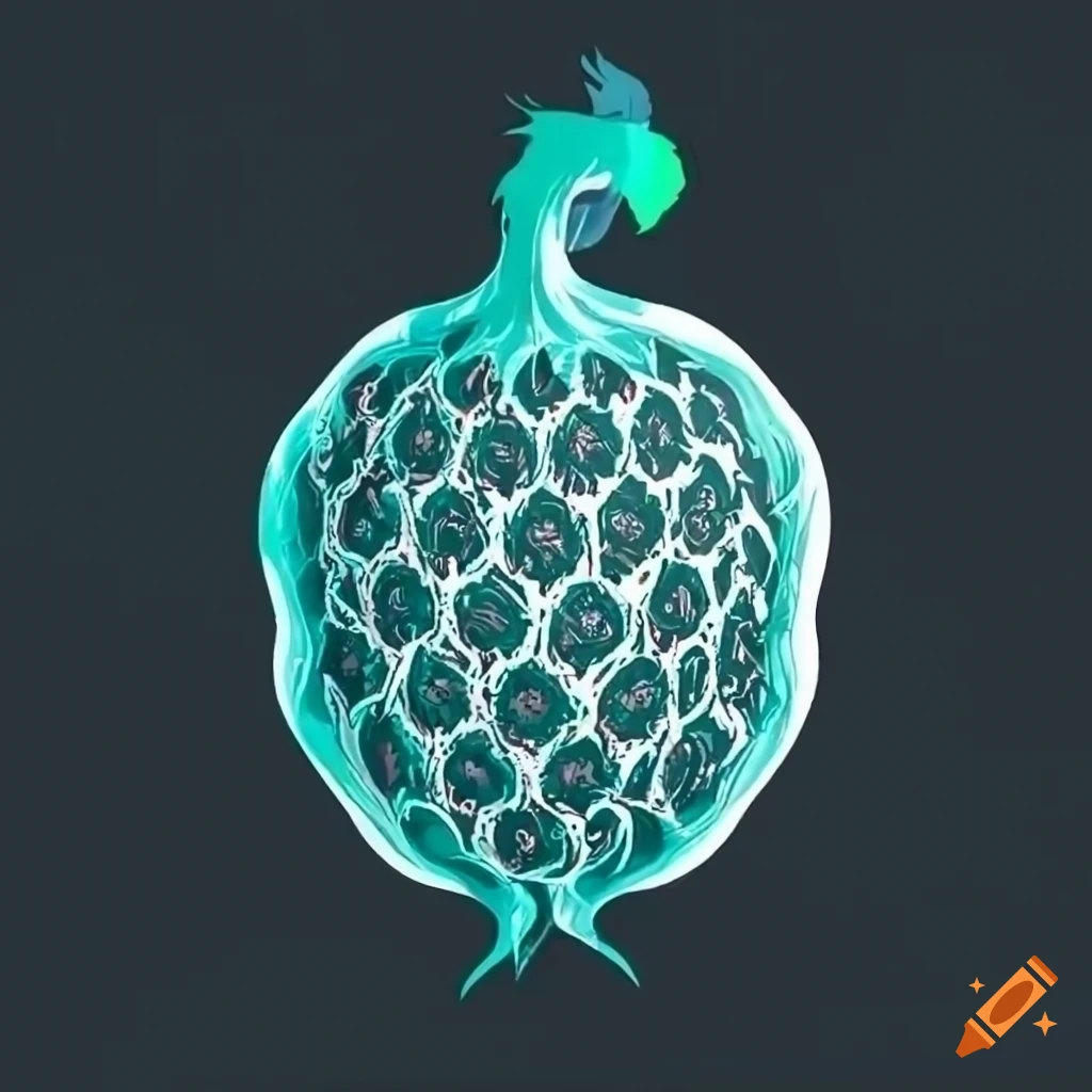 Stylized devil fruit design with soul-inspired elements in eiichiro oda ...