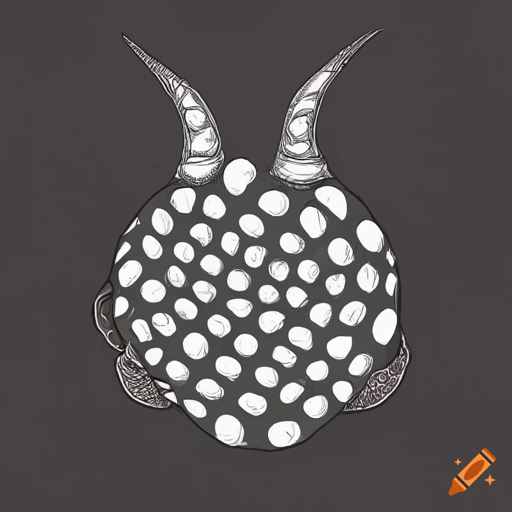 Stylized Devil Fruit design with soul-inspired elements on black ...