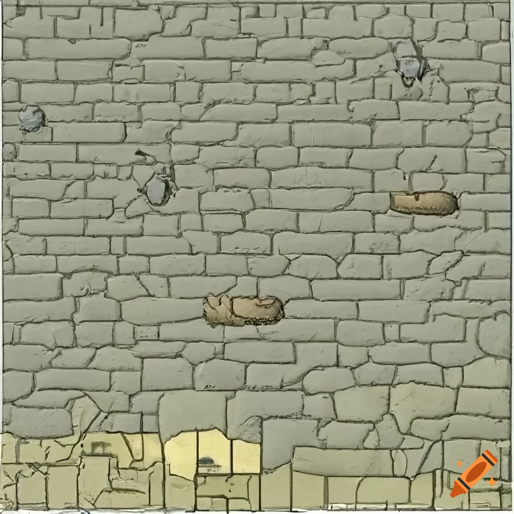 Moebius texture of a battlement on Craiyon